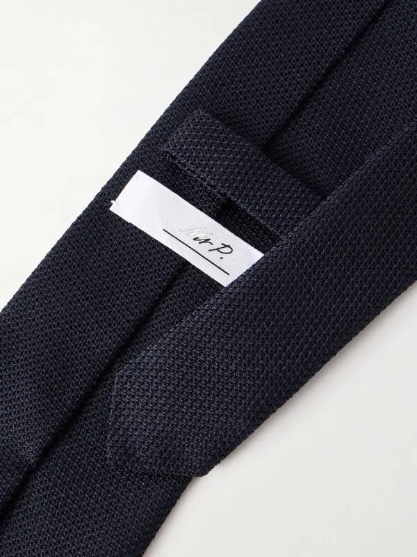 Mr P. 8cm Silk Neck Tie - Blue