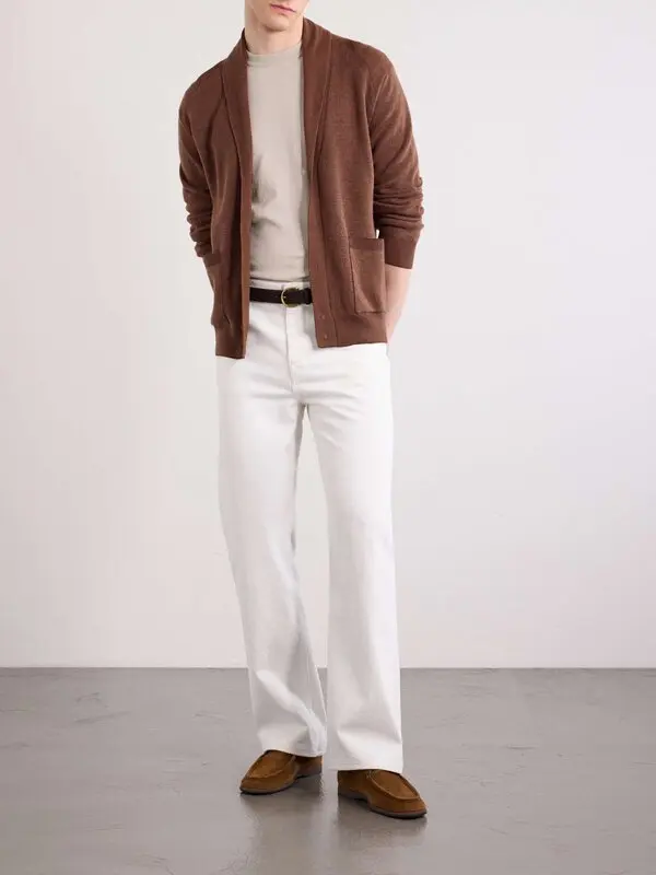 Brioni Knitted Cotton T-shirt