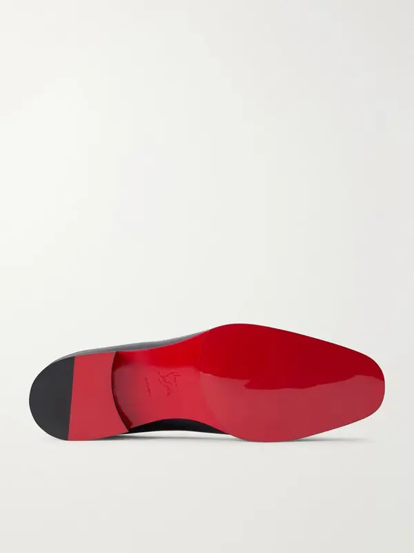 CHRISTIAN LOUBOUTIN Danny Leather Loafers - Black
