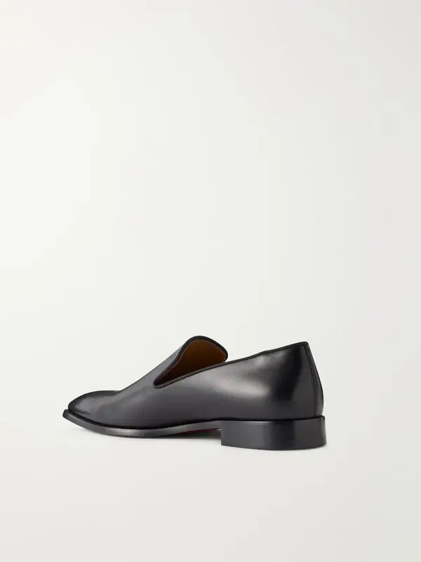 CHRISTIAN LOUBOUTIN Danny Leather Loafers - Black