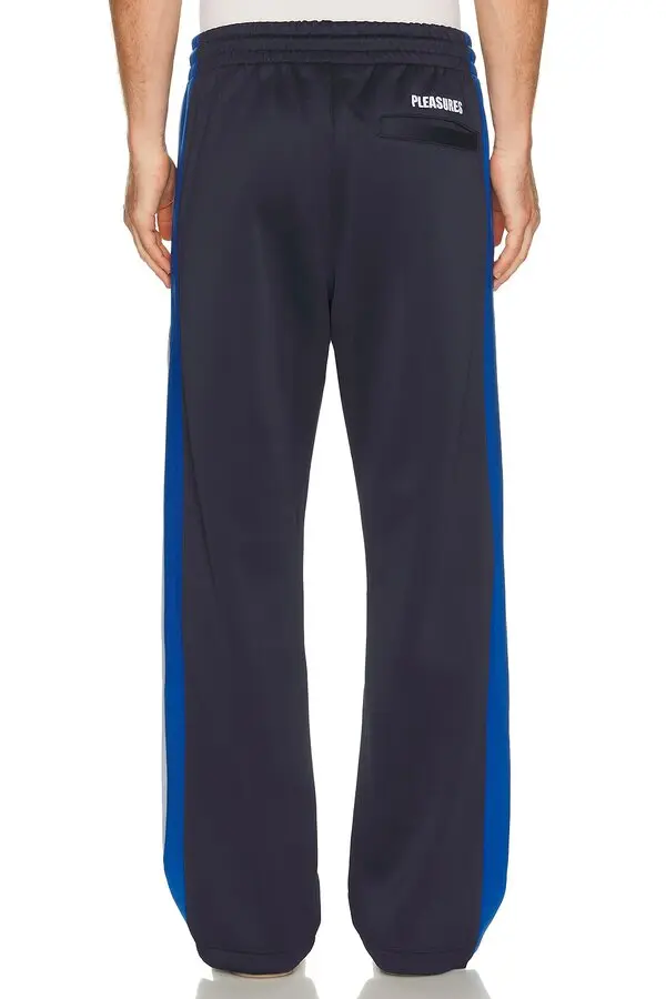 PLEASURES X Oasis Forever Track Pants - Navy