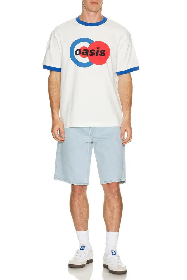 PLEASURES X Oasis 1996 Ringer Shirt