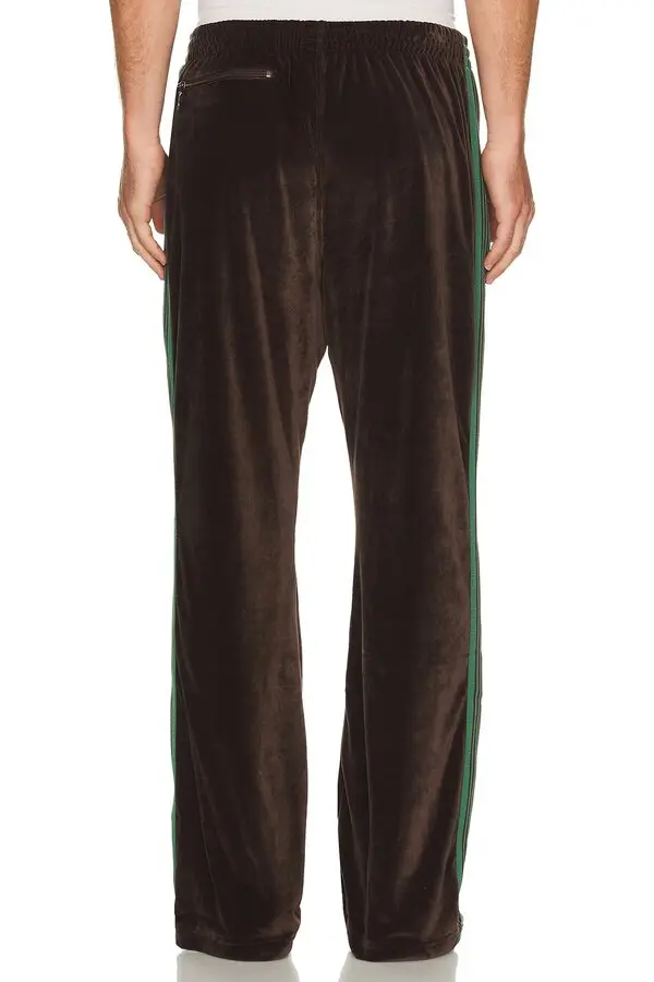 Needles Track Pant Poly Smooth - Brown