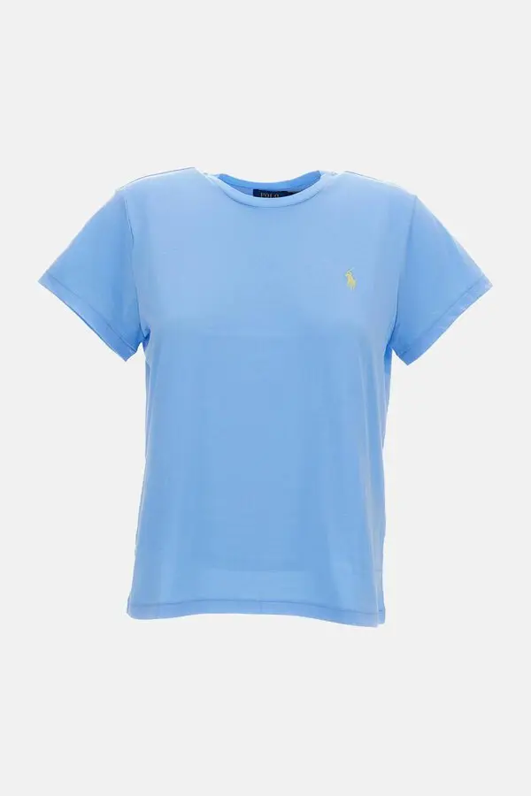 Polo Ralph Lauren Maglietta In Cotone - Sky Blue