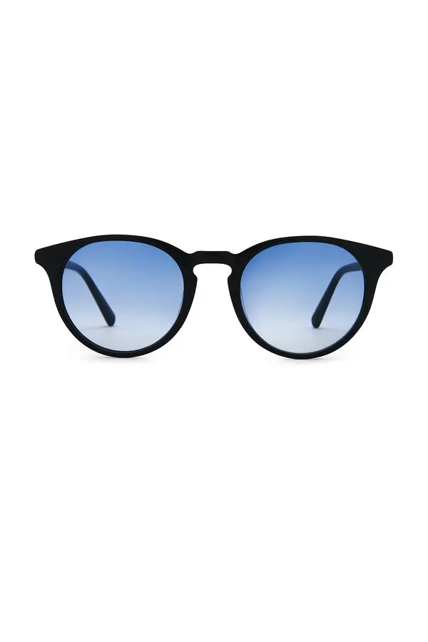 MESSYWEEKEND Acetate Frame Sunglasses - Black & Gradient Blue