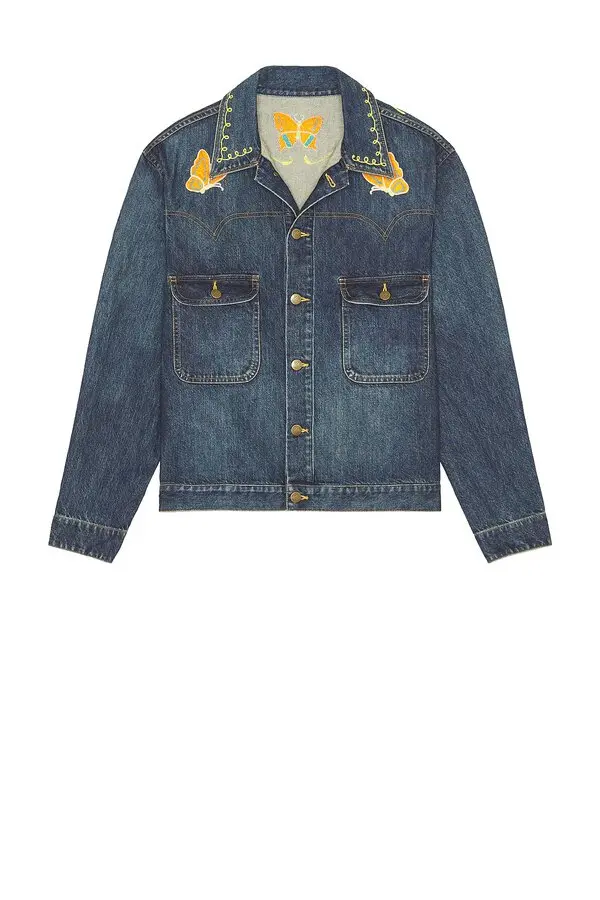 Needles Papillon Denim Jacket - Indigo