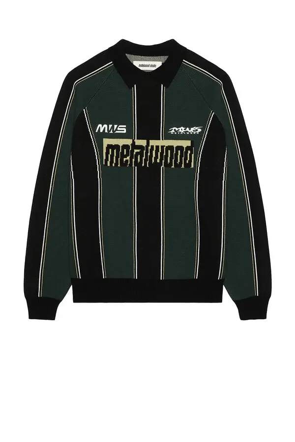 METALWOOD STUDIO Knit Football Top