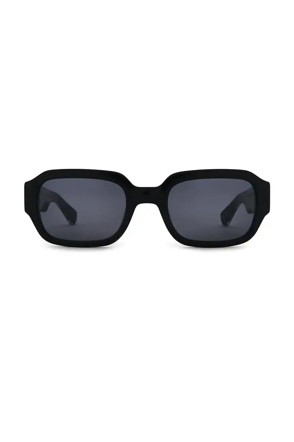 MESSYWEEKEND Downey Reveal Sunglasses In Black - Black & Grey