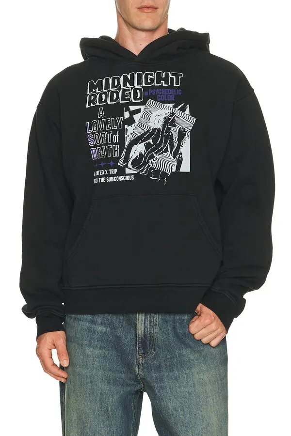 MIDNIGHT RODEO American Exxtasy Hoodie - Black