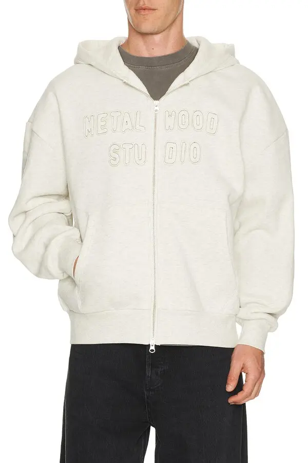 METALWOOD STUDIO Cutie Zip Hooded Sweatshirt