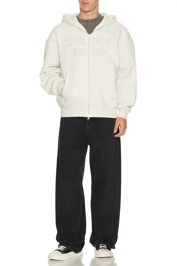 METALWOOD STUDIO Cutie Zip Hooded Sweatshirt