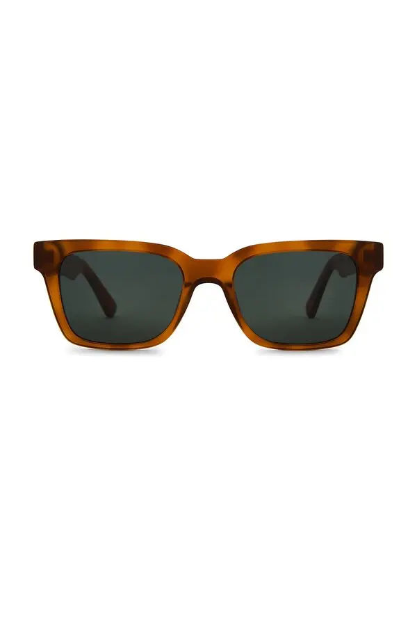 MESSYWEEKEND Dean Sunglasses In Black - Havana & Green