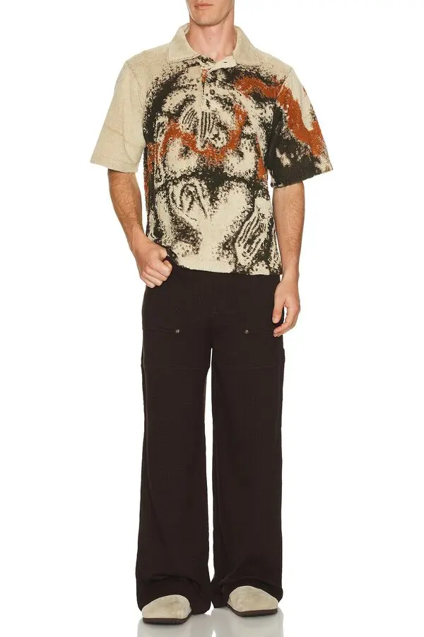 ISA BOULDER Floyd Towel Shirts In Brown