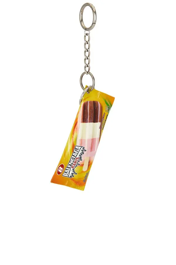 Balenciaga Keyring Snack Pouch - Yellow
