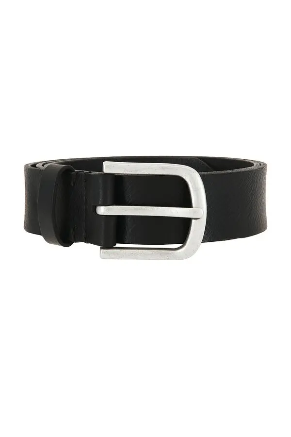 CORRIDOR Leather Belt - Black