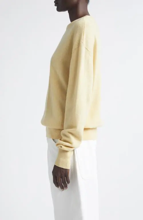 LEMAIRE Cashmere And Wool Crewneck Sweater - Butter