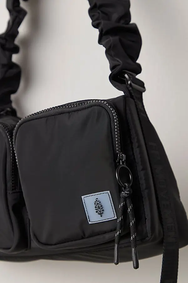 Free People High Standards Shoulder Bag - Black