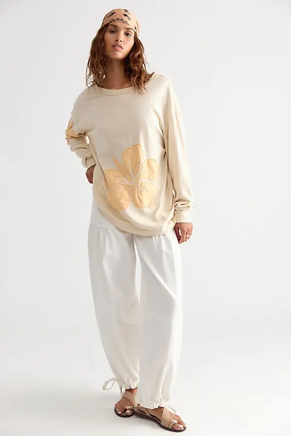 RAGABOND Hibiscus Moon Long Sleeve Tee