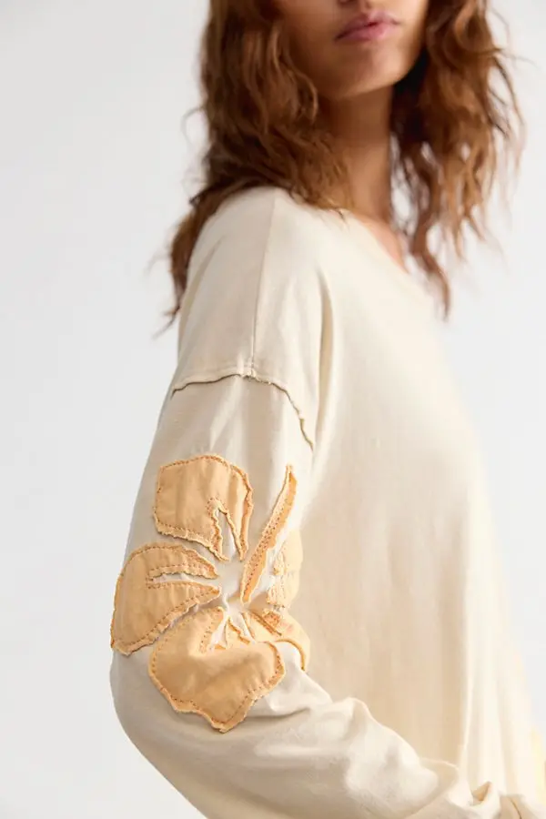 RAGABOND Hibiscus Moon Long Sleeve Tee