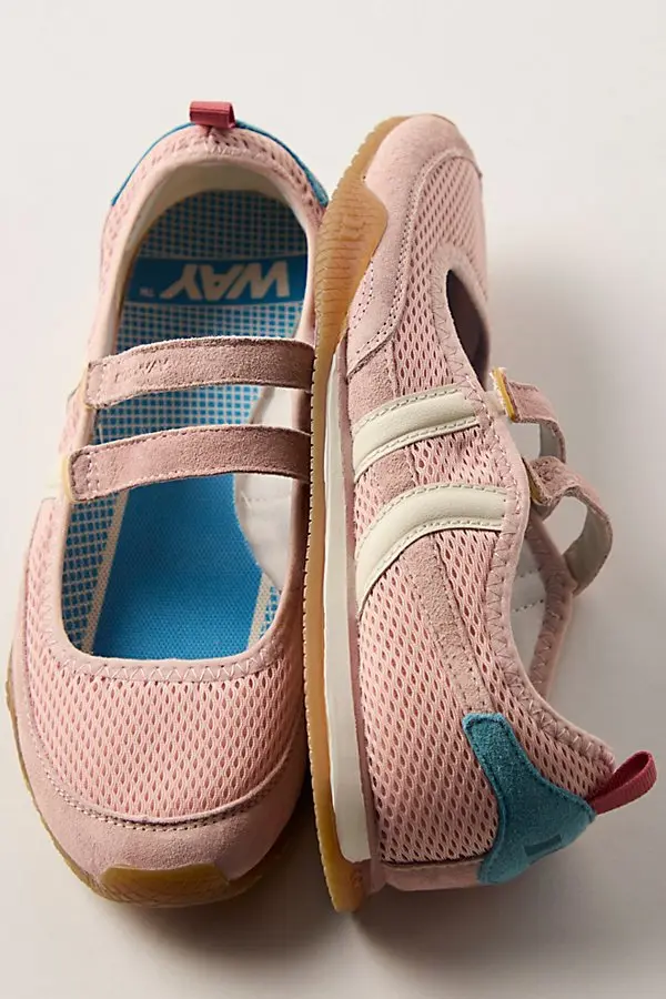COOLWAY Bella Mary Jane Sneakers - Pink