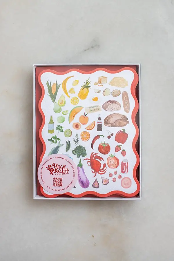 MAGGIE BECKETT STUDIO Foodie Notecards Boxed Set