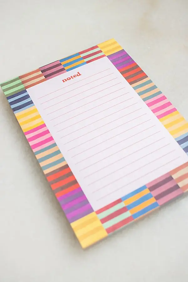 MAGGIE BECKETT STUDIO Striped Notepad