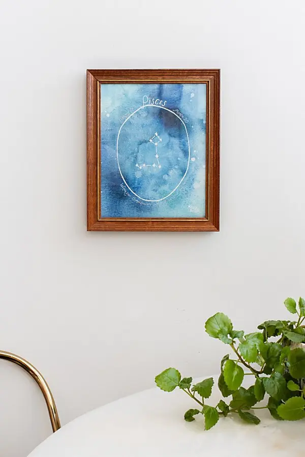 MAGGIE BECKETT STUDIO Astrology Art Print - Pisces
