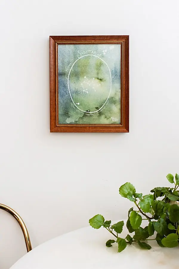 MAGGIE BECKETT STUDIO Astrology Art Print - Sagittarius