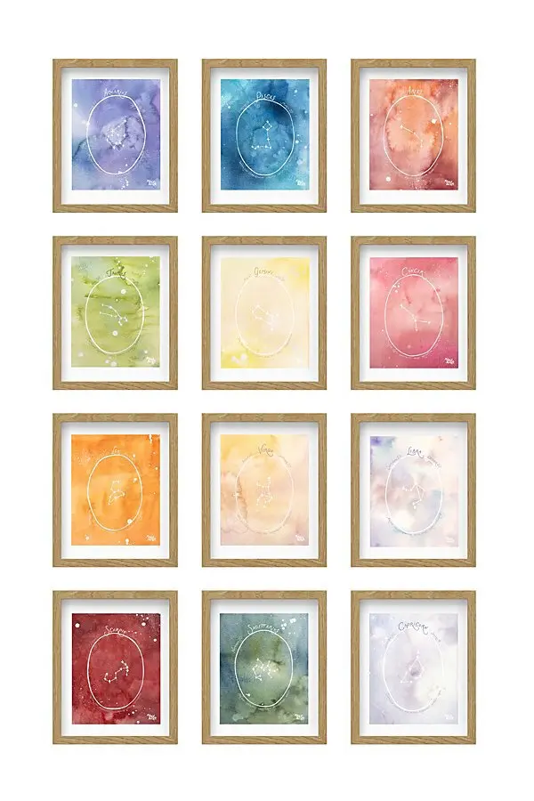 MAGGIE BECKETT STUDIO Astrology Art Print - Scorpio