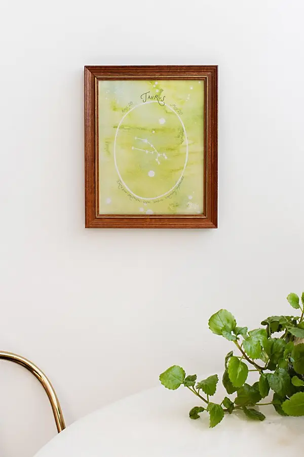 MAGGIE BECKETT STUDIO Astrology Art Print - Taurus