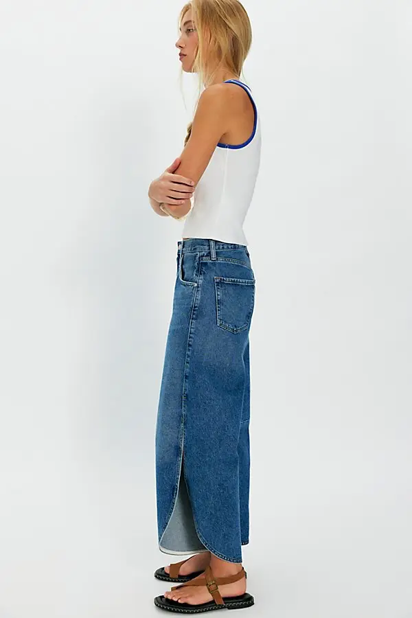 Citizens Of Humanity Tulip Jeans Wide Leg Cropped Denim - Dynasty
