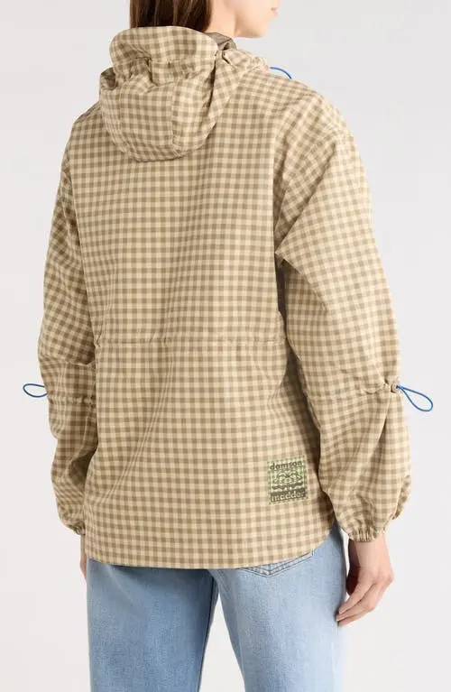 DAMSON MADDER Matilda Gingham Hooded Raincoat