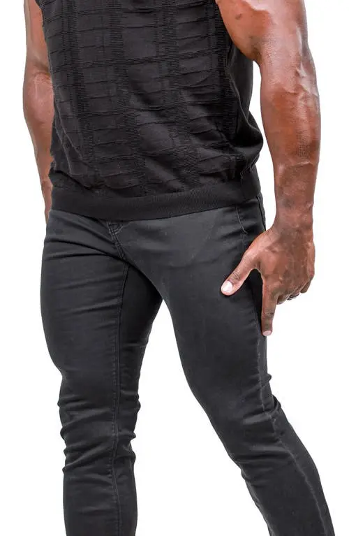 MACEOO Stretch Skinny Jeans - Black