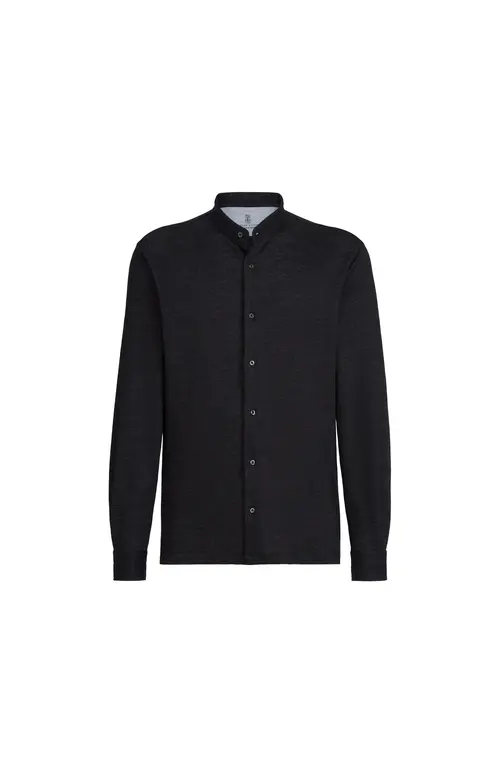 Brunello Cucinelli Jersey Shirt - Anthracite