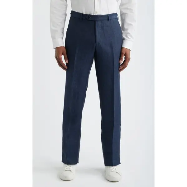 Zanella Parker Linen Pants - Indigo