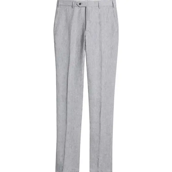 Zanella Parker Linen Pants - Light Grey