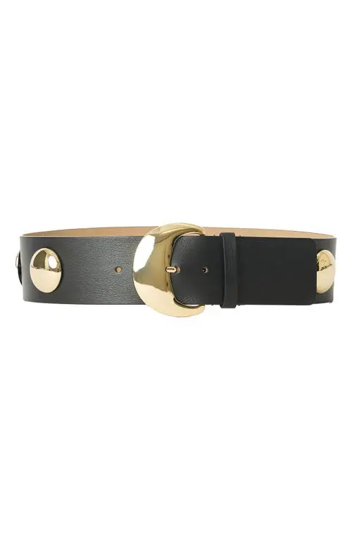 B-low The Belt Bence Leather Belt - Black Gold