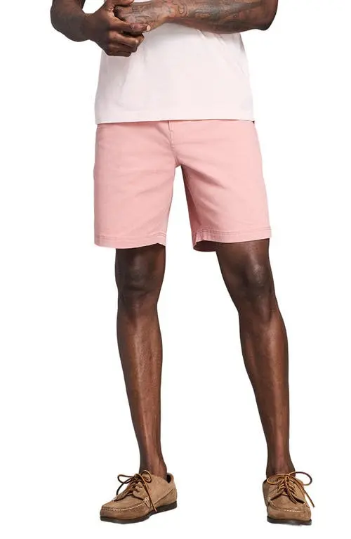 Billy Reid Stretch Cotton Chino Shorts - Salmon