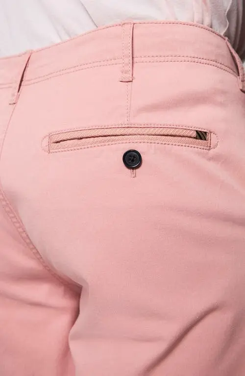 Billy Reid Stretch Cotton Chino Shorts - Salmon