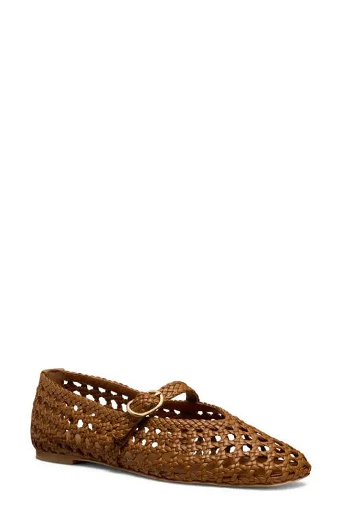 STUART WEITZMAN Prim Mary Jane Flat - Boho Tan