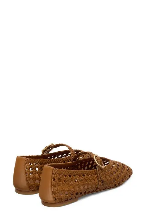 STUART WEITZMAN Prim Mary Jane Flat - Boho Tan