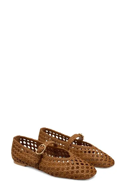 STUART WEITZMAN Prim Mary Jane Flat - Boho Tan