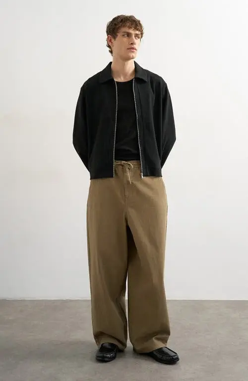 Topman Boxy Fit Jersey Bomber Jacket