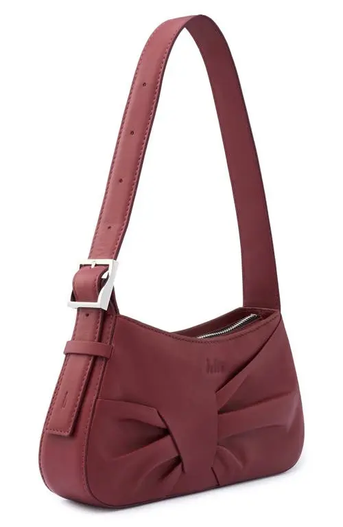 BEHNO Mini Leena Leather Shoulder Bag - Brick