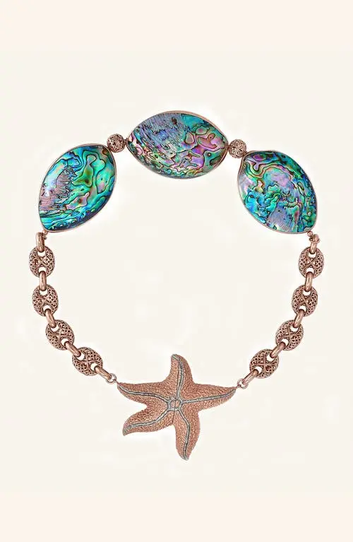 SAMANTHA SIU - NEW YORK Under The Sea Necklace - Abalone Shell
