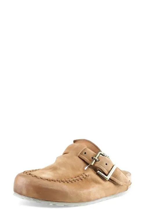 A.S.98 Ronson Whipstitch Mule - Camel
