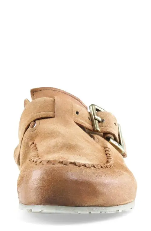 A.S.98 Ronson Whipstitch Mule - Camel