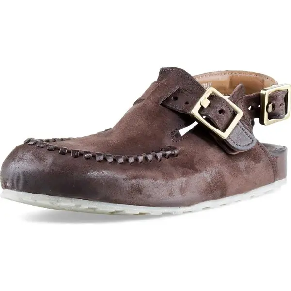 A.S.98 Reid Slingback Clogs - Brown