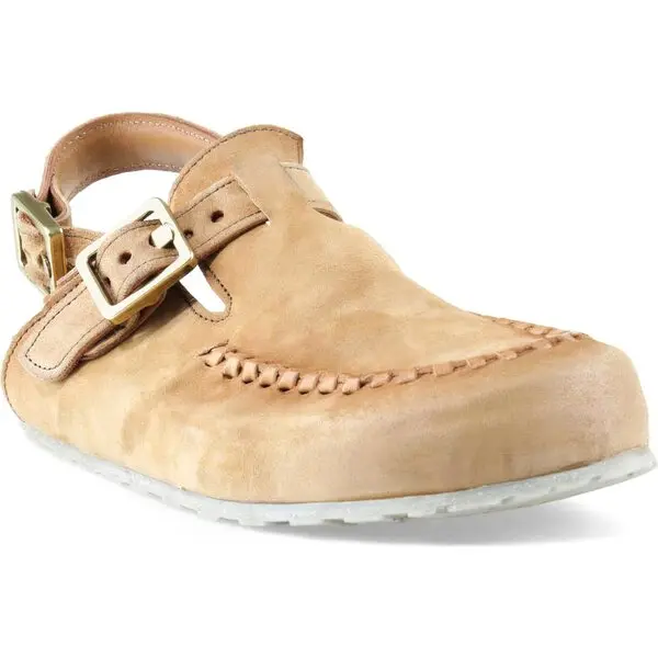 A.S.98 Reid Slingback Clogs - Camel