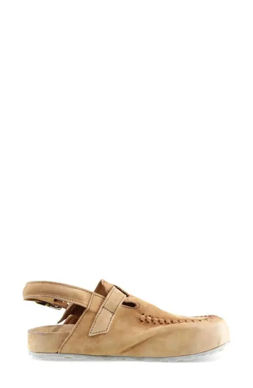 A.S.98 Reid Slingback Clogs - Camel